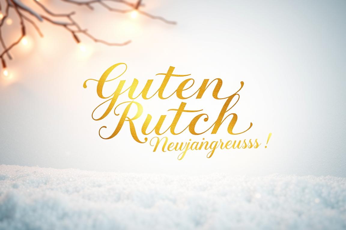 Woher kommt der Spruch Guten Rutsch