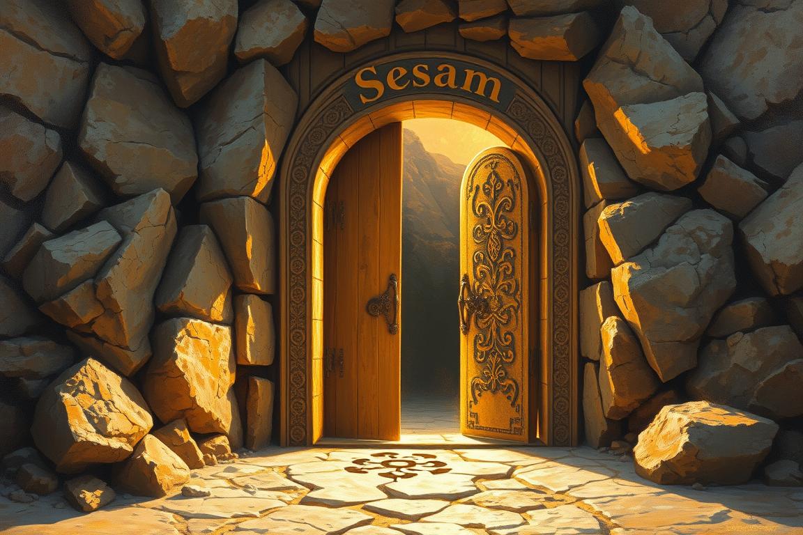 Woher kommt der Spruch Sesam, öffne dich