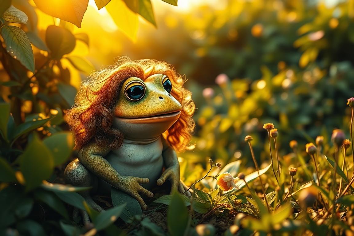 Woher kommt der Spruch Wo der Frosch die Locken hat